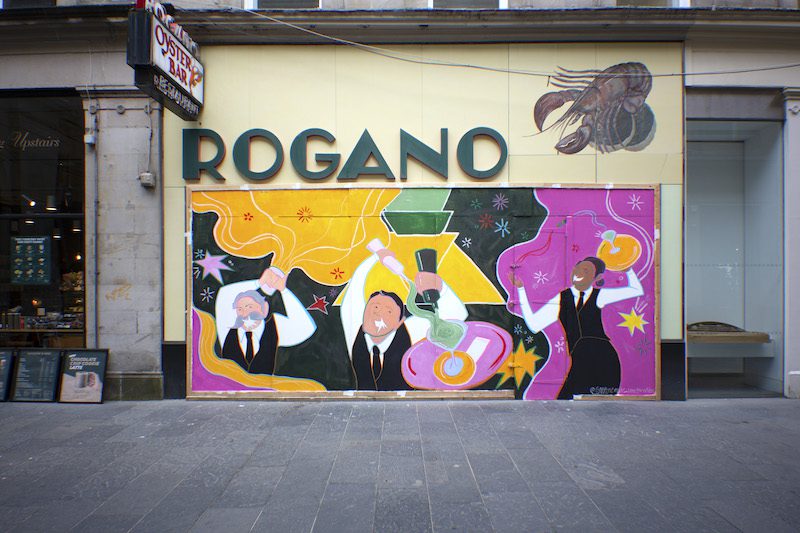 Glasgow’s oldest restaurant Rogano unveils latest mural in City Centre ...