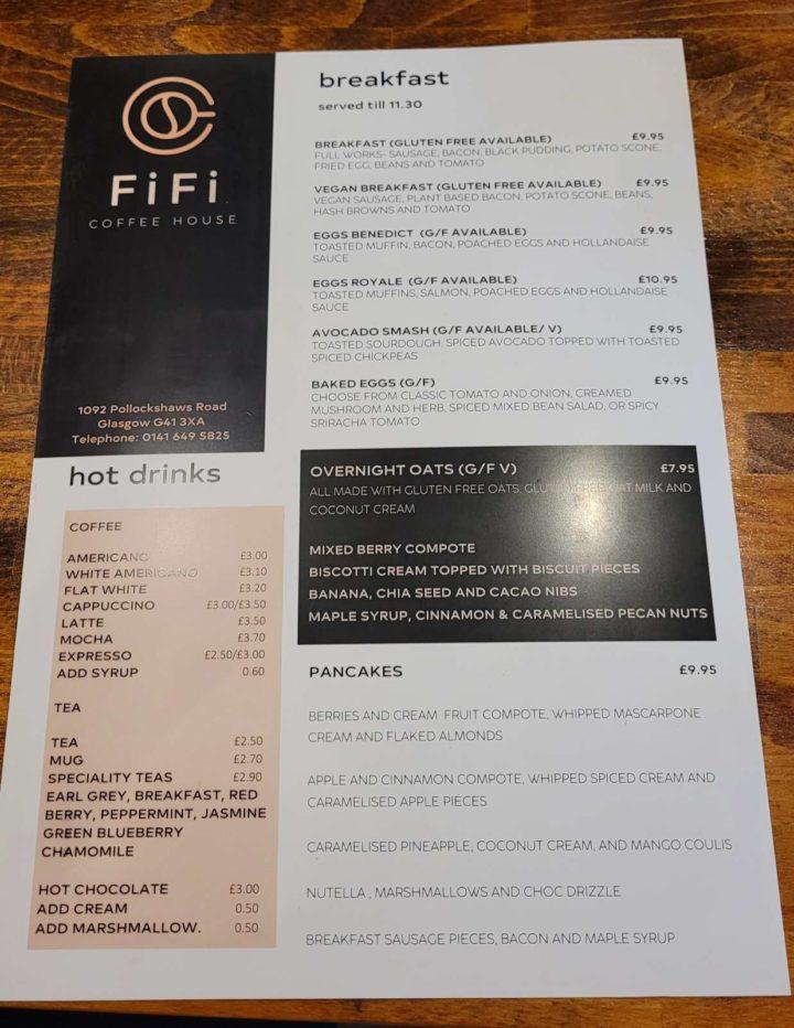 FiFi Coffee House Shawlands - Glasgow Foodie - Glasgow Food Blog